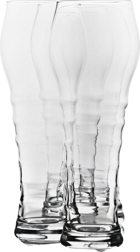 Bierglazen, 4-delige set, 500 ml bierglazen, gistweizen bier bier pilsener bier Ipa &... | bol