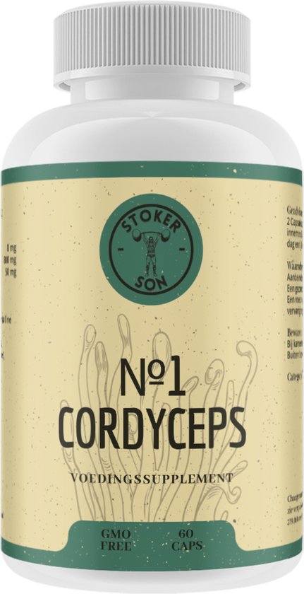 Stokerson - № 1 Cordyceps - 60 capsules - GMO Free - Vcaps | bol