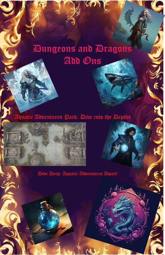 Dungeon and Dragons Add-On - Aquatic Adventures Pack: Dive into the ...
