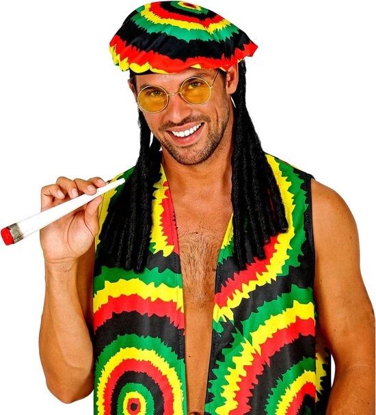 Verkleedaccessoires - "Rasta Vibes Complete: Kostuumset met Muts ...