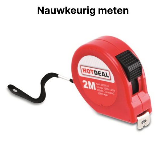 Hotdeal Rolmaat 2 Meter - Set van 6 stuks - Rolmaat 2 Meter - Meetlint ...
