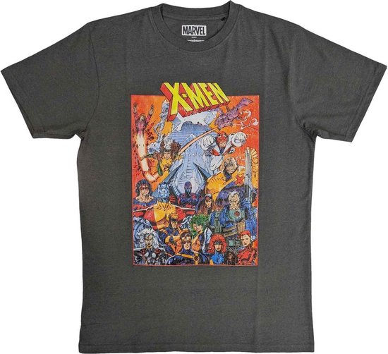Marvel The X-Men - Full Characters Heren T-shirt - 2XL - Zwart | bol