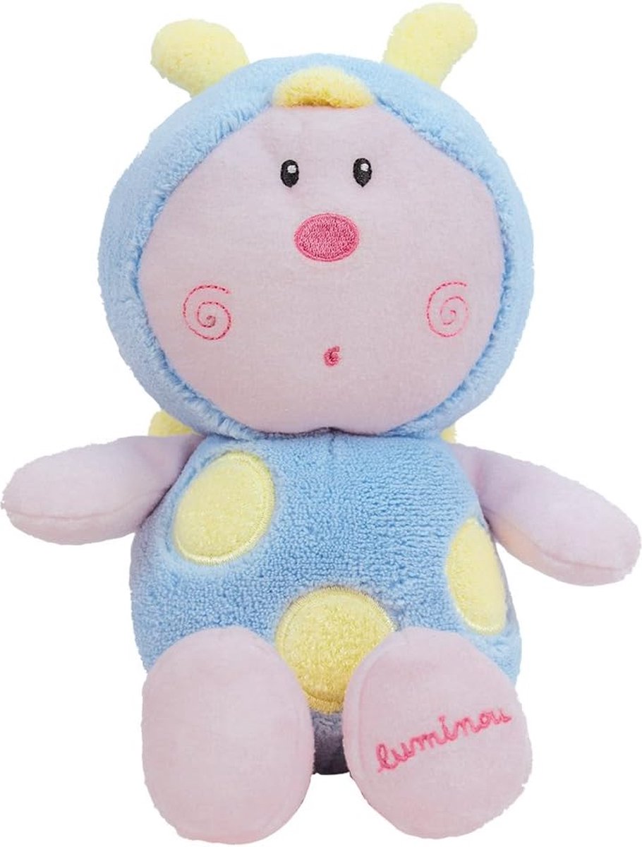 Lichtgevende knuffel - Beer - 27 cm - Roze&Blauw - Knuffel met licht ...