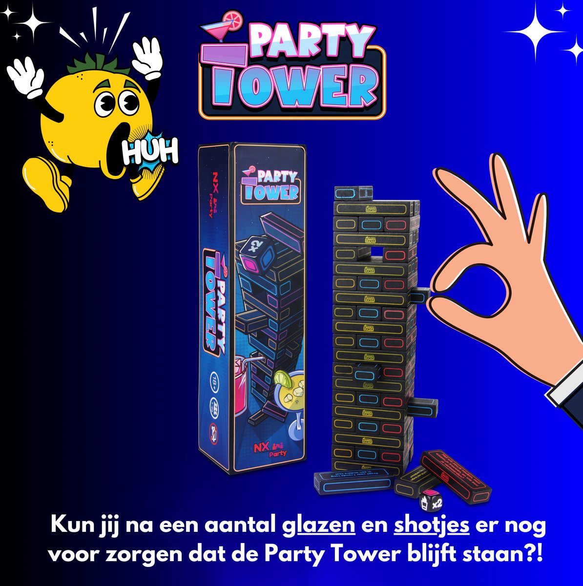 NX Party® Duo ~ Alcoholly® Naughty + Party Tower - Drankspellen ...