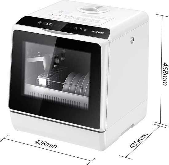 Clixify Vaatwassers - Vaatwasser vrijstaand - Mini vaatwasser - Met App ...