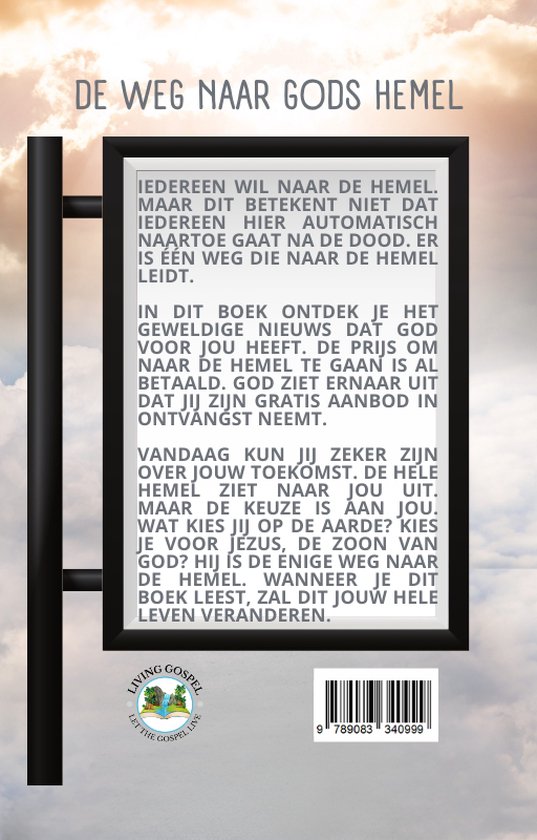 De weg naar Gods hemel - Evangelisatieboek, Timo Groot | 9789083340999 | Boeken | bol