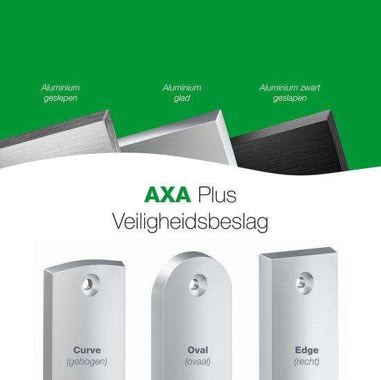 AXA 6663 Veiligheidsschild Edge Plus buiten krukgat-blind F1 - 6663-91 ...