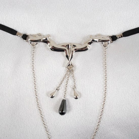 Sylvie Monthulé - G-String Naked Woman Duo | Zilver | bol