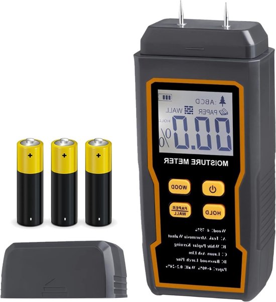 Vochtmeter Muren - Vochtmeter Hout - Houtvochtmeter - Meter voor Papier ...