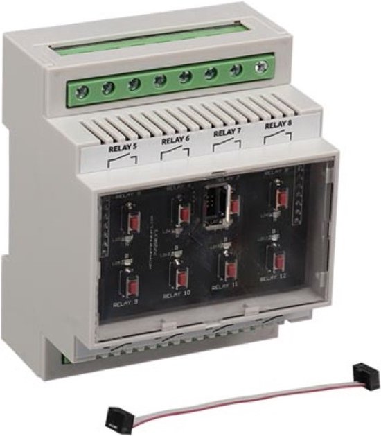 Velleman Modules UITBREIDINGSRELAISKAART VOOR DIN-RAIL MODULE | bol