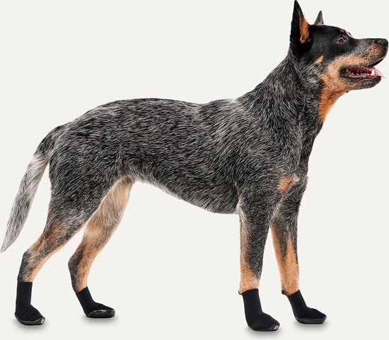 Gooeez Regular Dog Boots (2-pack) 2XS Black/Black | bol