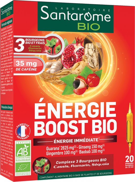 Santarome Bio Energy Boost 20 Flesjes | bol