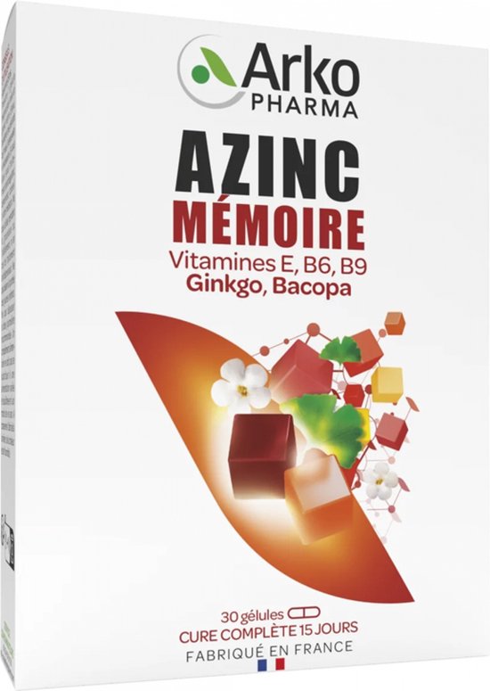 Arkopharma Azinc Memory 30 Capsules | bol