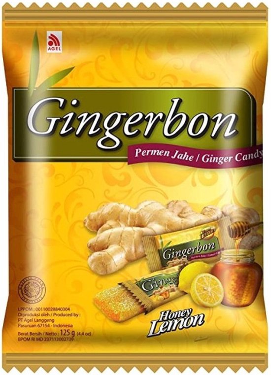 Agel Gingerbon Honey Lemon Candy (125g) | bol