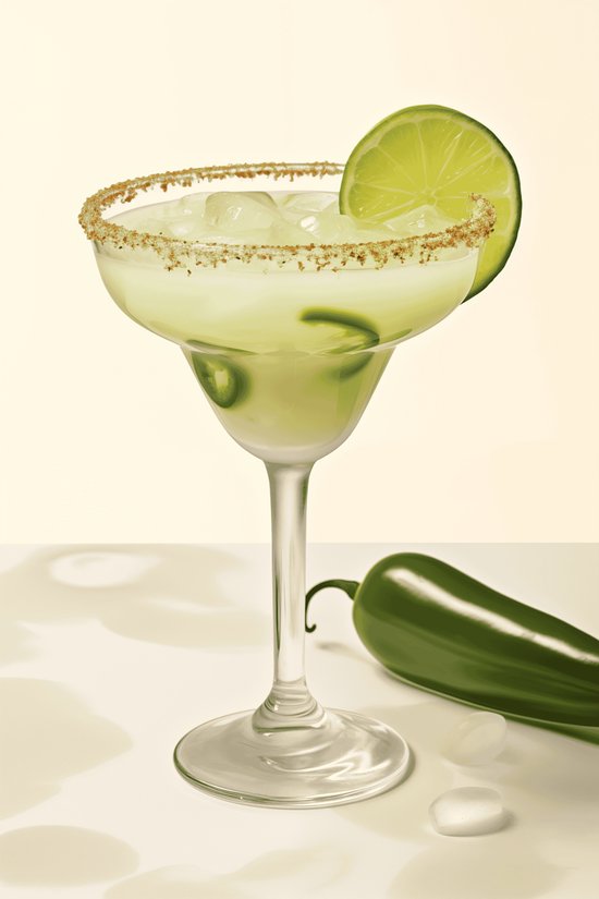 Margarita Poster | Cocktail Poster | Cocktail met Limoen | Aesthetic ...