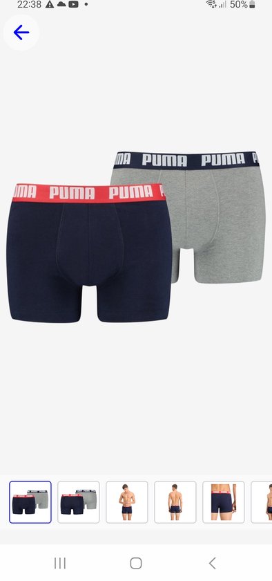 PUMA BASIC BOXER 2P maat L | bol