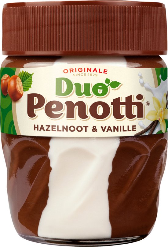 Duo Penotti - Hazelnootpasta - 225 gr - Doos 12 pot | bol