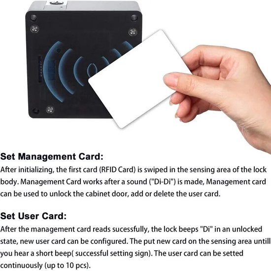 Smart Lade Lock Onzichtbare Elektronische Rfid 13.56Mhz Ic Kast Lock ...