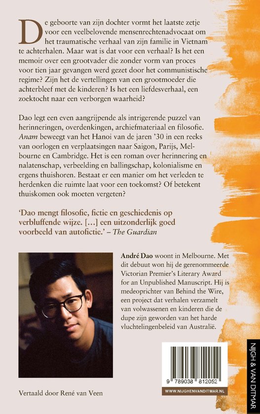 Anam, André Dao | 9789038812052 | Boeken | bol