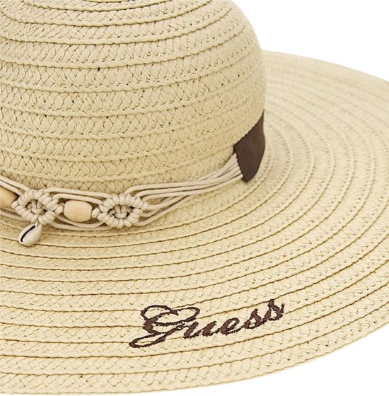 Guess Fedora Hat Dames Hoed - Natural - Maat L | bol