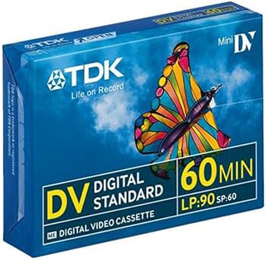 TDK MiniDV 60 minuten DVM60 | Mini DV Cassette | bol