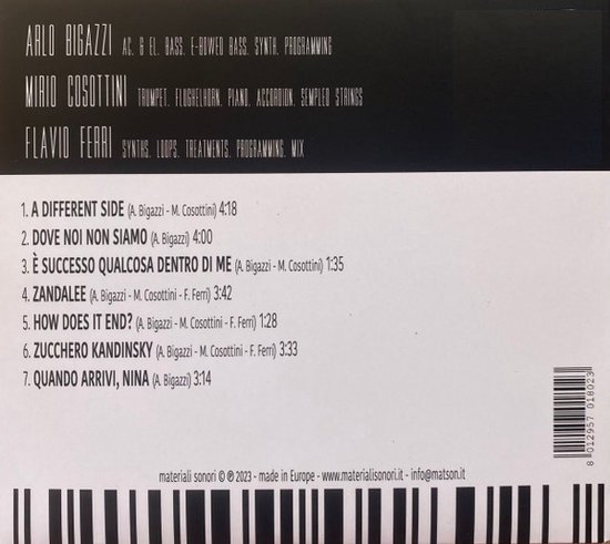 Arlo Bigazzi feat. Mirio Cosottini & Flavio Ferri - Short (Pieces For ...