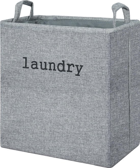 Opvouwbare stoffen wasmanden - 35 L - Met handvat - Voor slaapkamer ...