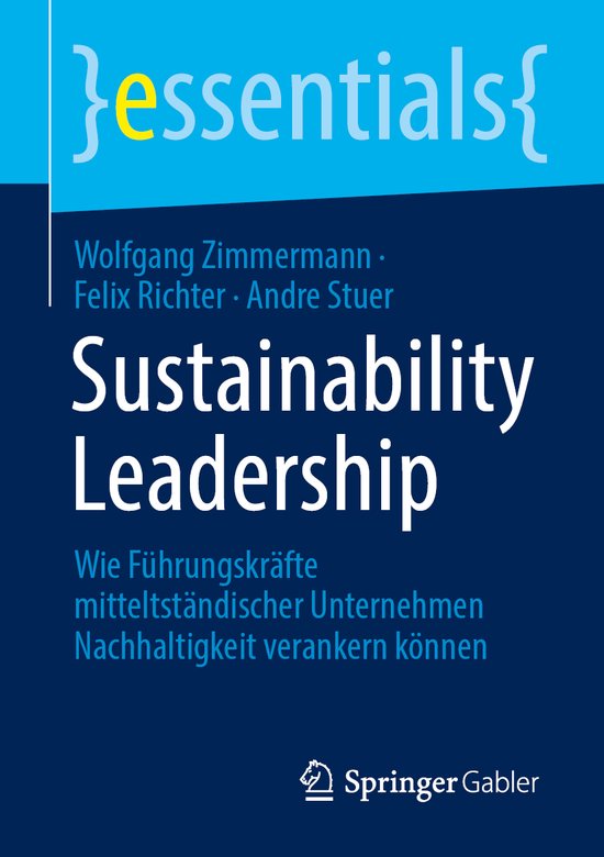 essentials- Sustainability Leadership, Felix Richter | 9783658443283 | Boeken | bol