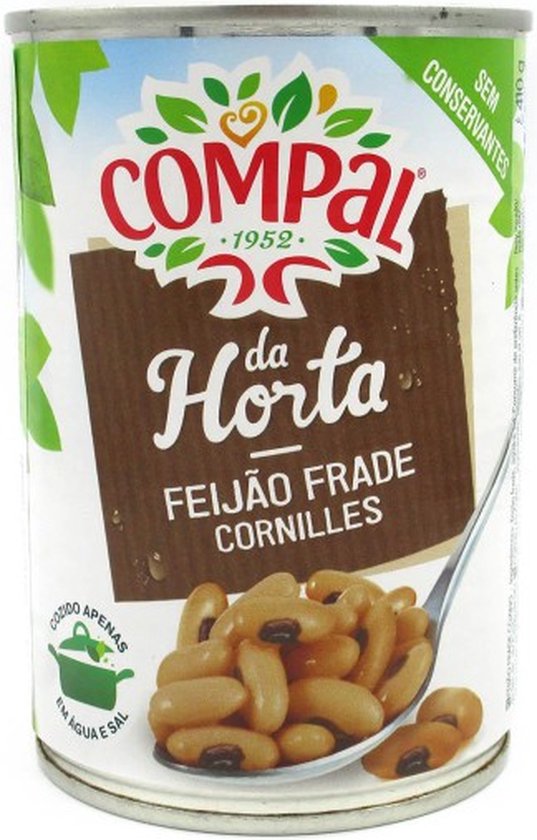 Compal Horta Feijão Frade/Compal Horta Black Eyed Beans (845g) | bol