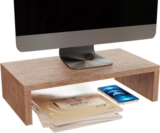 Monitorstandaard verhoger, metalen computerstandaard - Dual Monitor ...