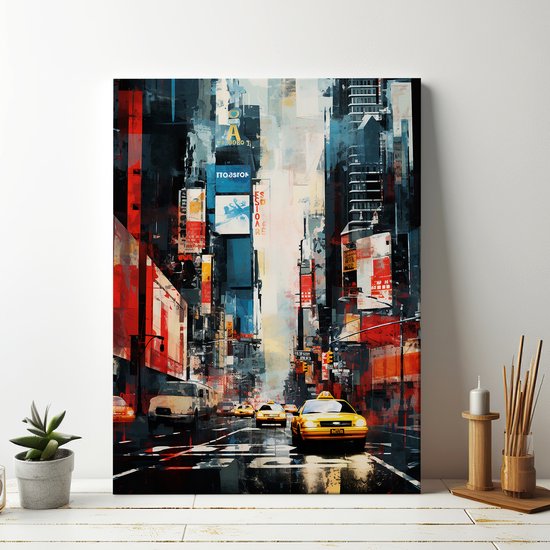 New York Street Art - Taxi - Graffiti Art -formaat - 50x70cm | bol