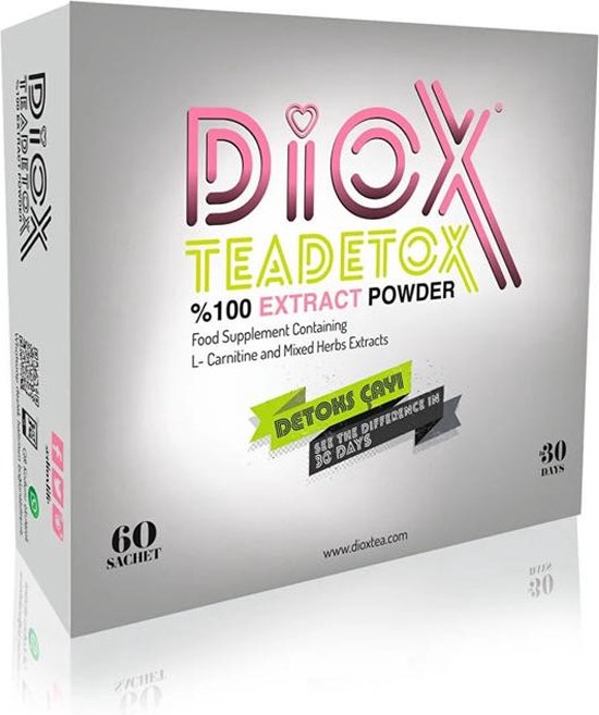 DioxTea Detox Afslank Thee 60 Sachets | bol