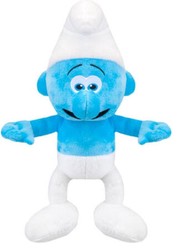 Potige Smurf - De Smurfen Knuffel - 22cm Pluche Speelgoed | bol