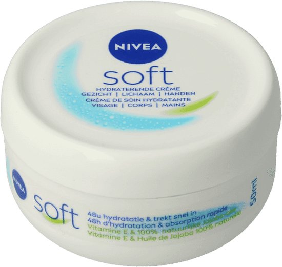 4x Nivea Soft Hydraterende Creme Pot 50 ml | bol