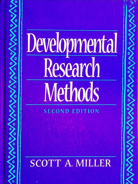 Developmental Research Methods | 9780133988925 | Miller | Boeken | bol