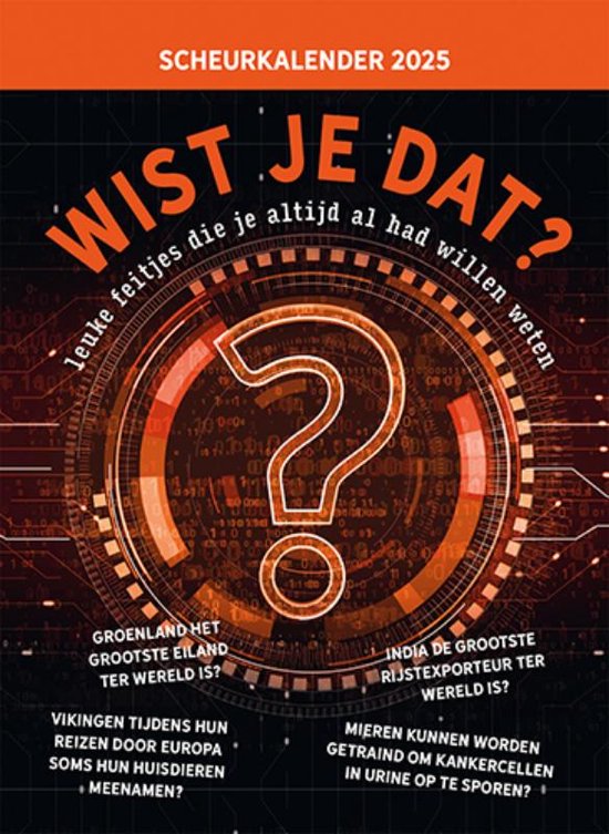 Scheurkalender Wist je dat? 2025 | bol