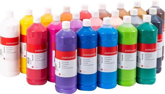 Plakkaatverf Goud - 1000ml Flacon van Heutink | bol