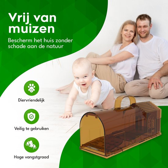 Olenka Muizenval - Diervriendelijke Muizenvallen Voor Binnen en Buiten ...