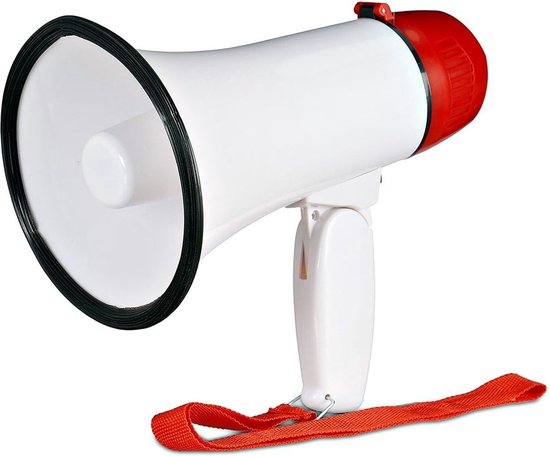 QProductz Megafoon - Megafoon met Handgreep - Megafoon met Bereik van ...