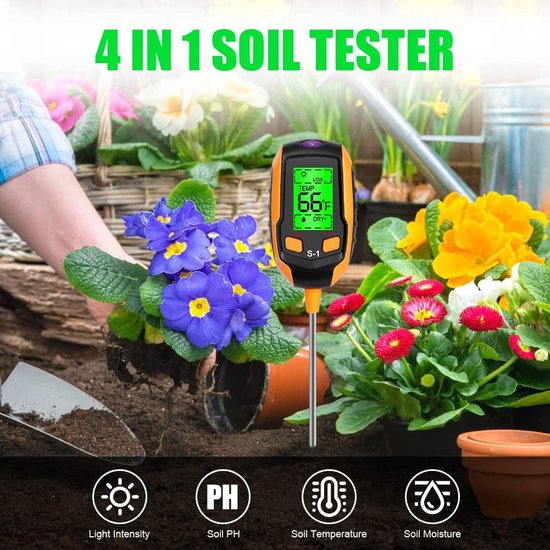 PH meter grond - PH meter - Grondmeter - Digitale meter - Vochtmeter ...