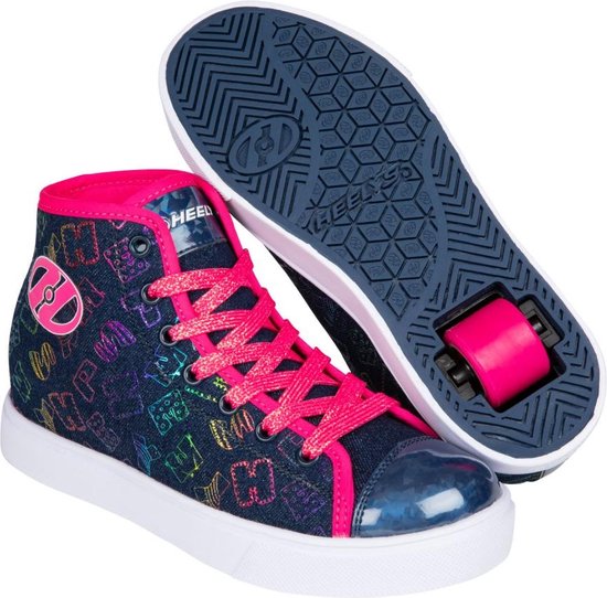 Heelys Veloz Denim / Pink / Rainbow | bol