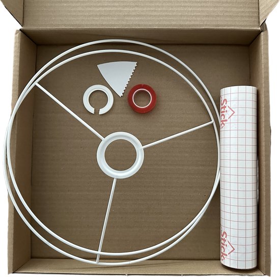 Lampenkap KIT 30 cm / zelf je lampenkap maken / DIY Lampshade | bol