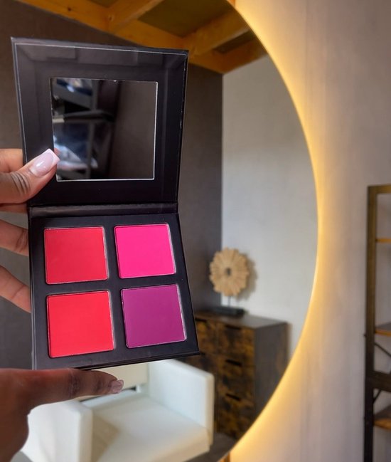 16PHENMILLY.CO Cherry - Pink Sakura Blush Palette 4 Pan | bol