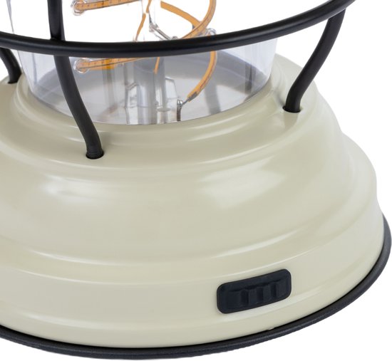 Barebones Outpost Lantern - Tafellampen elektrisch - Vintage White | bol