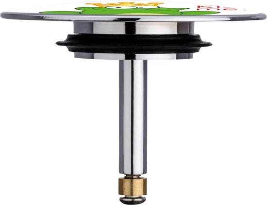Badstop Pluggy Froggy – wastafelstop voor alle gangbare afvoeren, kunststof, 7,5 x 6 x... | bol