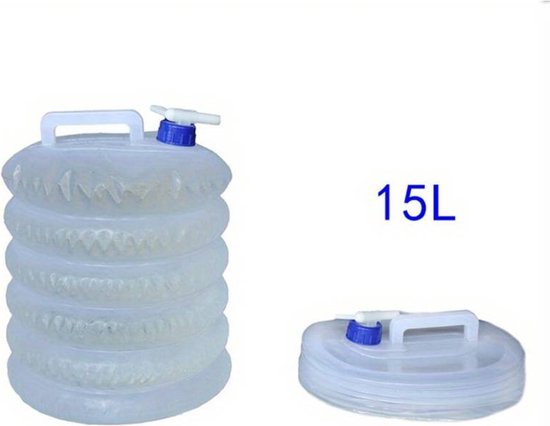 Wateropslag - Opvouwbaar Watervat - 15L - Lekvrij - Draagbaar voor ...