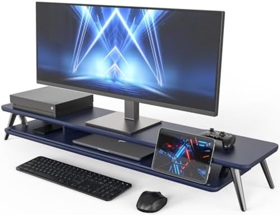 Beeldscherm Verhoger - Monitor Verhoger - Tv Verhoger - 108 x23.5 x 14. ...