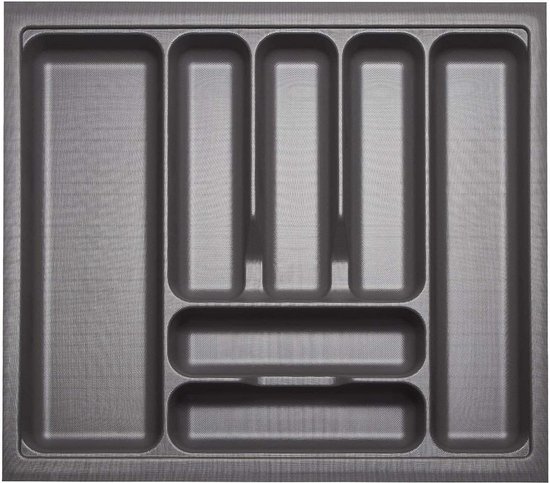 Bestekbak 519 x 473 orion grijs met parelstructuur en anti-slip coating ...