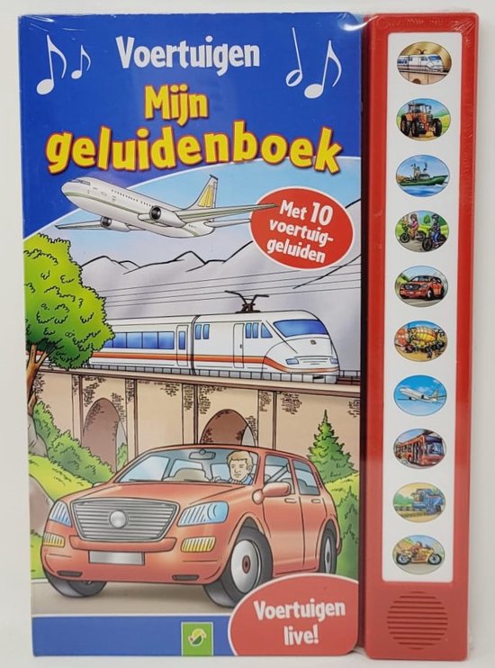 MIJN GELUIDENBOEK - VOERTUIGEN GELUIDEN - GELUIDENBOEK VOOR KINDEREN - 10... | bol