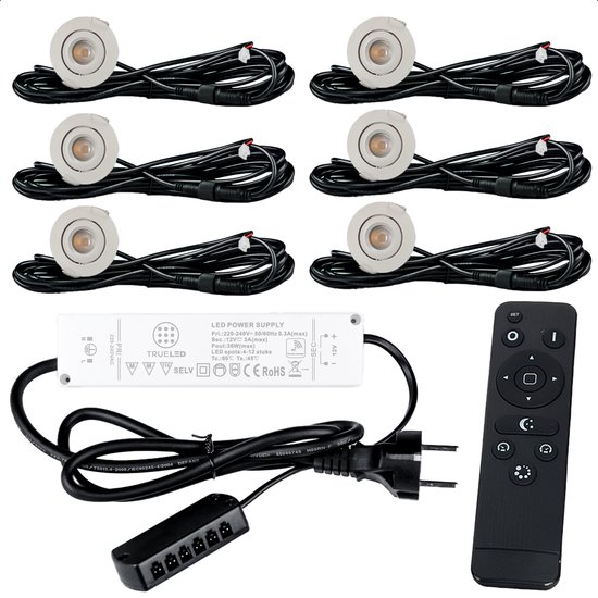 TrueLED Grand White - Inbouw LED Spot Dimbaar voor Overkapping - IP65 ...